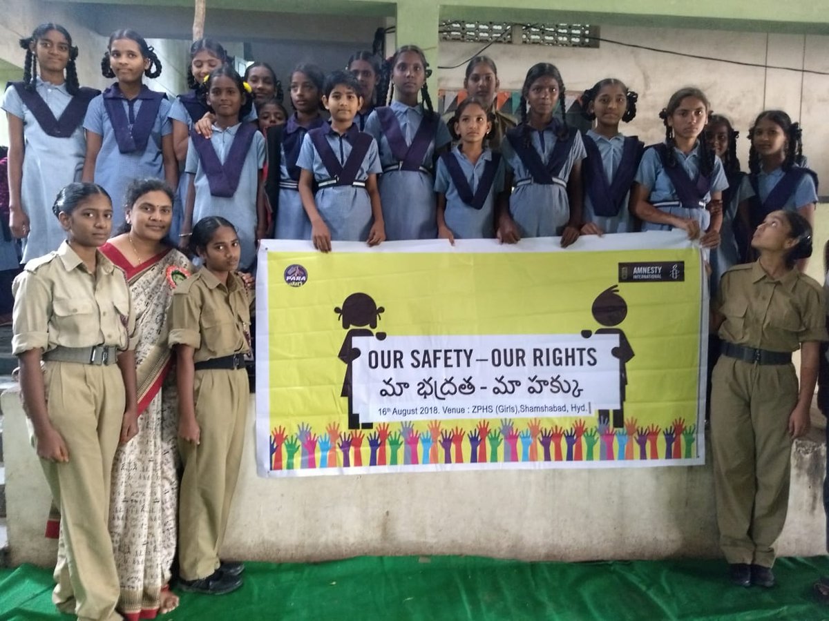 Our Safety, Our Rights: Campaign to create awareness among children to ...