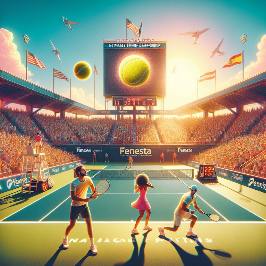 Tennis Court Tension: A Line Call Controversy | Sports-Games