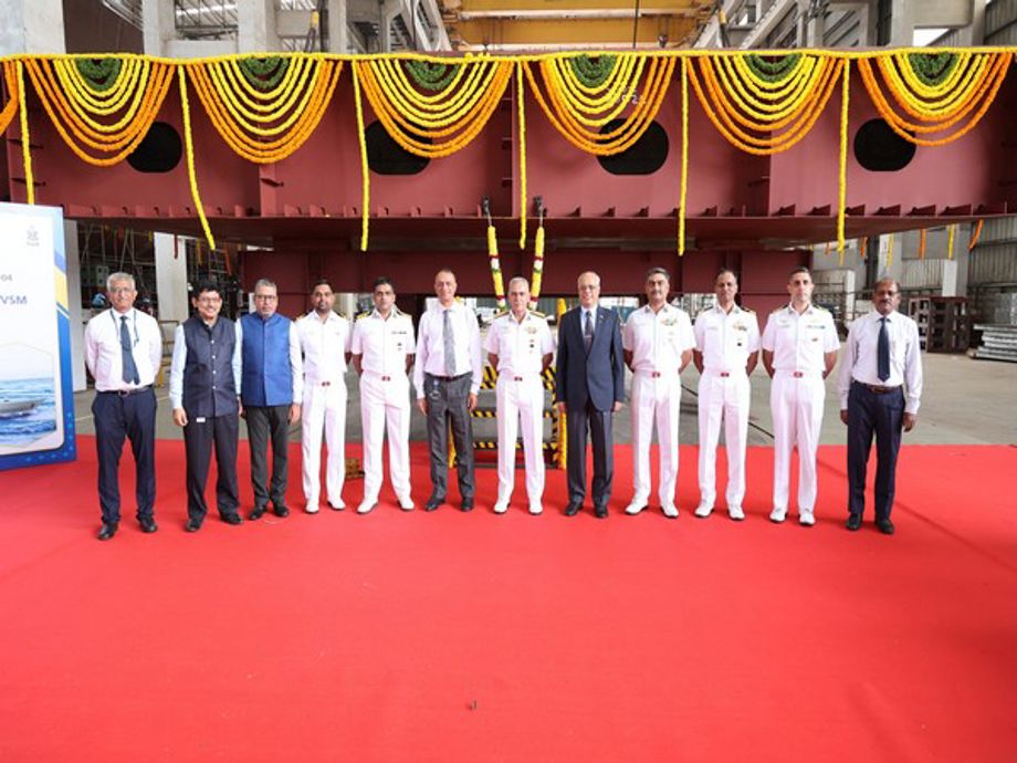 Tamil Nadu: Keel laying ceremony of Second Cadet Training ships held at ...