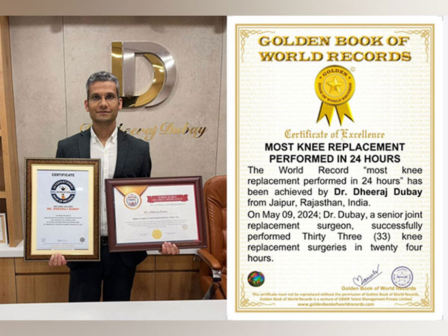 Dr. Dheeraj Dubay Sets Record with 33 Joint Replacement Surgeries in ...