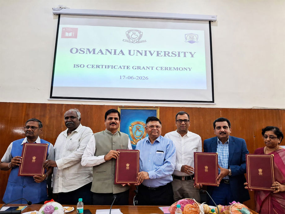 Osmania University becomes first in India to secure four ISO ...