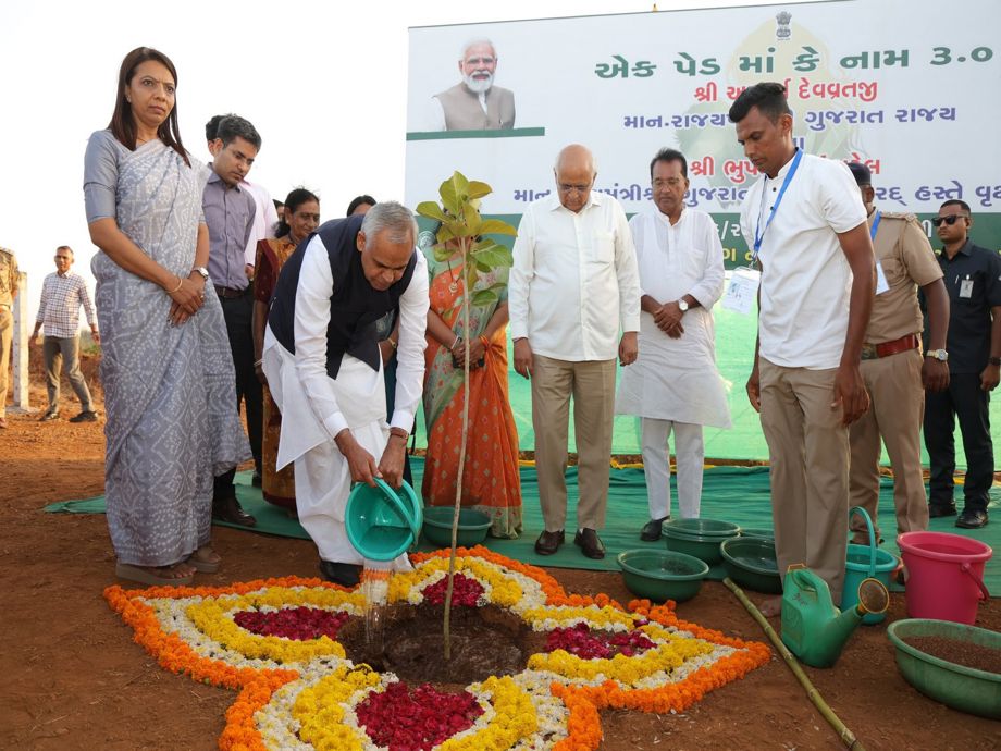 Gujarat Governor and CM launch "Ek Ped Maa Ke Naam 3.0" in Navsari ...