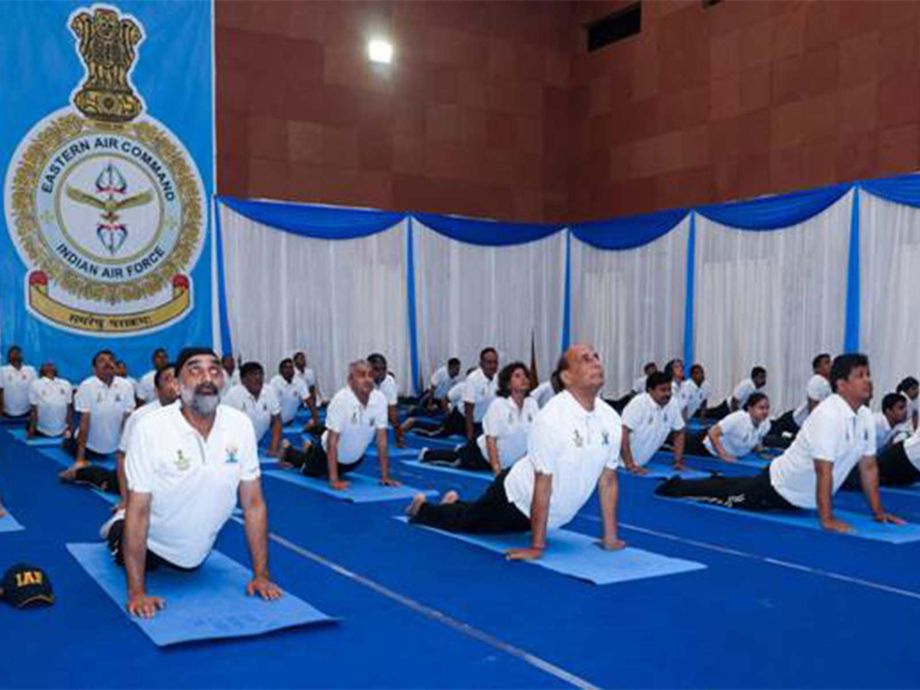 International Day of Yoga 2026: Defence Minister Rajnath Singh performs ...