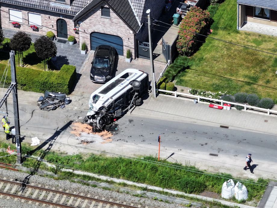 Tragedy Strikes as Train Collides with School Minibus in Belgium ...